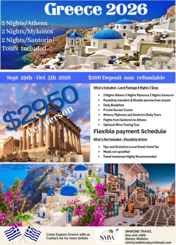 Greece 2026 | SMWONE Travel